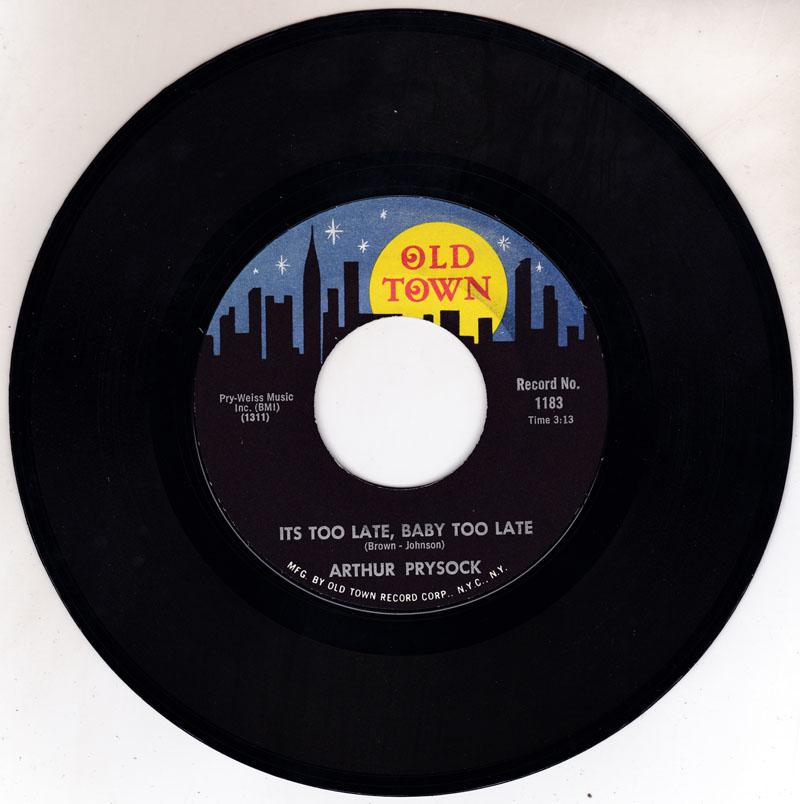 It's Too Late, Baby Too Late/ Who Can I Turn To